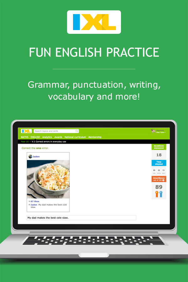 IXL English | Online English practice