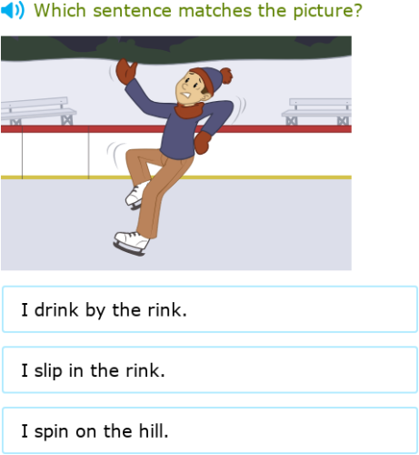 IXL - Choose the short i sentence that matches the picture (Year 2 ...