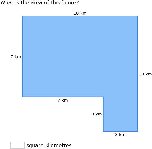IXL - Find the area of complex figures (Year 5 maths practice)