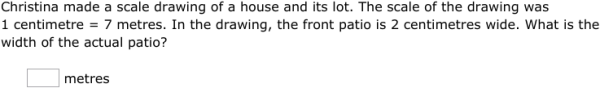 IXL - Scale drawings: word problems (Year 6 maths practice)