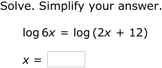 IXL - Solve logarithmic equations with multiple logarithms (Year 13 maths practice)