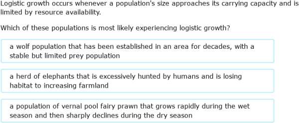 IXL - Patterns of population growth (Year 11 science practice)