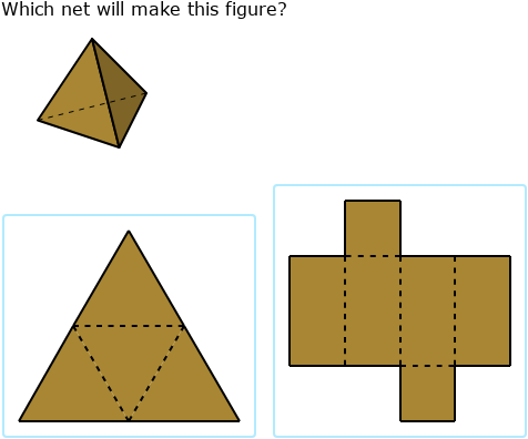 IXL - Nets of three-dimensional figures (Year 9 maths practice)