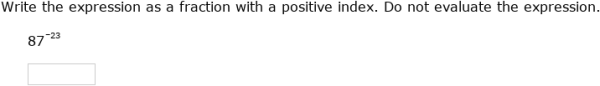 IXL - Understanding negative indices (Year 9 maths practice)
