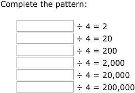 IXL - Division patterns over increasing place values (Year 5 maths practice)