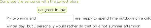IXL - Form and use plurals of compound nouns (Year 9 English practice)