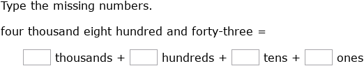 IXL - Convert to/from a number (Year 4 maths practice)