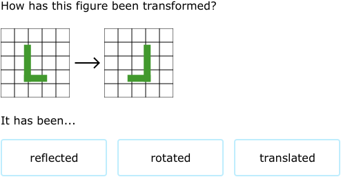 IXL - Reflection, rotation and translation (Year 4 maths practice)