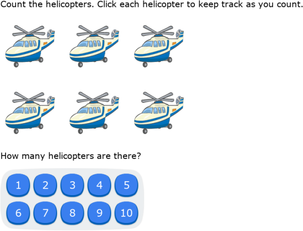 IXL - Learn to count - up to 10 (Reception maths practice)