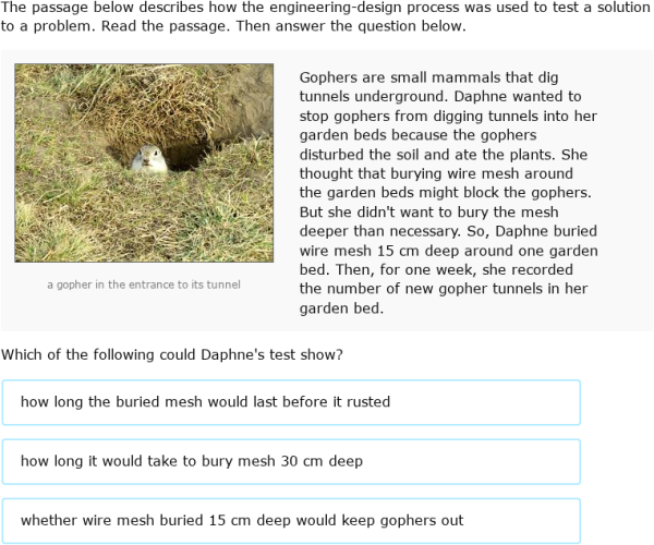 IXL - Evaluate tests of engineering-design solutions (Year 8 science ...