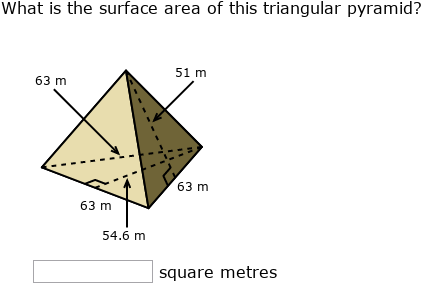 IXL - Surface area of pyramids and cones (Year 10 maths practice)