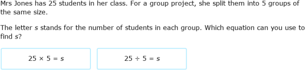 IXL - Write variable equations to represent word problems (Year 5 maths ...