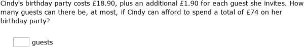IXL - Solve two-step equations: word problems (Year 9 maths practice)