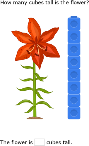 IXL - Measure height with cubes (Year 1 maths practice)