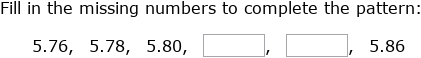 IXL - Arithmetic sequences (Year 8 maths practice)