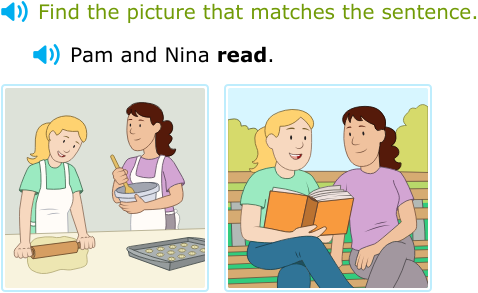 IXL - Find the picture that matches the action verb (Reception English ...