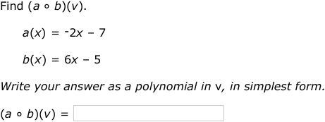 IXL - Composition of linear functions: find an equation (Year 12 maths ...