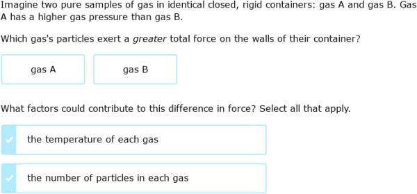 IXL - How does particle motion affect gas pressure? (Year 8 science ...