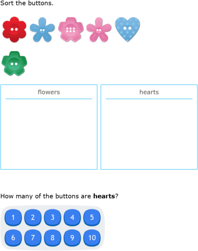 IXL - Classify, sort and count (Year 2 maths practice)