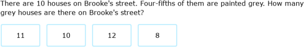 IXL - Fractions of a number: word problems (Year 8 maths practice)