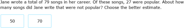 IXL - Estimate differences: word problems (Year 3 maths practice)
