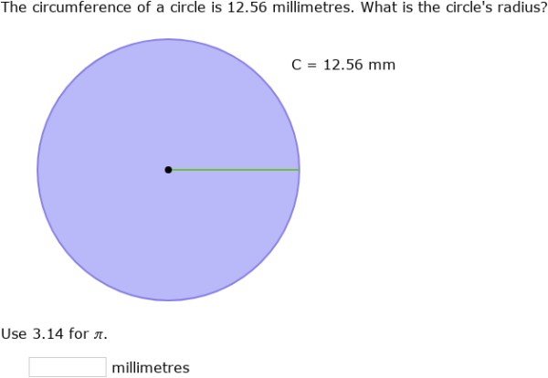 IXL - Circumference of circles (Year 10 maths practice)