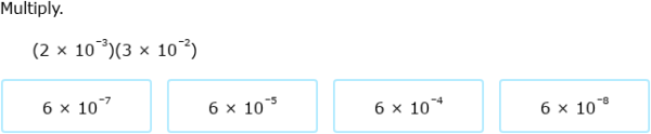 IXL - Multiply numbers written in standard form (Year 9 maths practice)