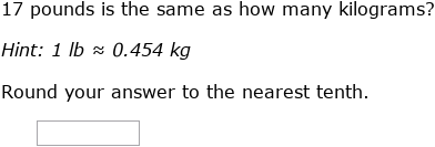 IXL - Convert between metric and imperial units (Year 7 maths practice)