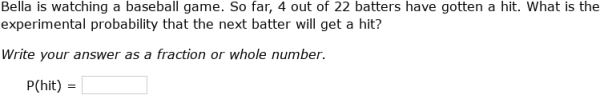 IXL - Experimental probability (Year 7 maths practice)