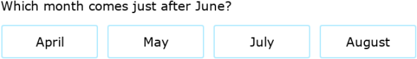 IXL - Months of the year (Reception maths practice)