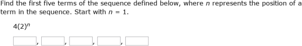 IXL - Evaluate variable expressions for geometric sequences (Year 9 maths practice)