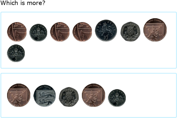 IXL - Compare money amounts (Year 2 maths practice)