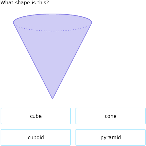 IXL - Name the three-dimensional shape (Year 3 maths practice)