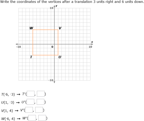 IXL - Translations: find the coordinates (Year 9 maths practice)