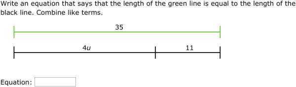 IXL - Write and solve equations that represent diagrams (Year 10 maths practice)
