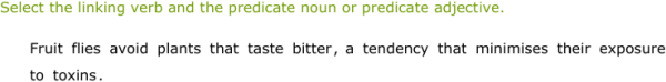 IXL - Identify linking verbs, predicate adjectives and predicate nouns ...