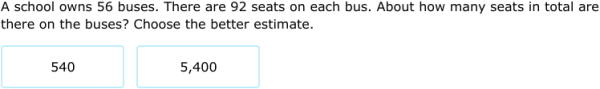 IXL - Estimate products: word problems (Year 4 maths practice)