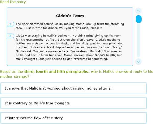 IXL - Analyse short stories: set 1 (Year 10 English practice)