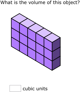 IXL - Volume of figures made of unit cubes (Year 6 maths practice)