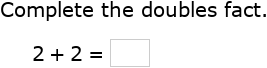 IXL - Add doubles - sums up to 10 (Reception maths practice)