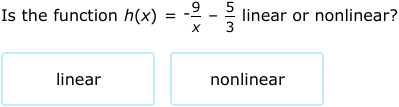 IXL - Identify linear functions (Year 10 maths practice)