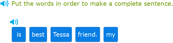 IXL - Unscramble the words to make a complete sentence (Year 2 English ...