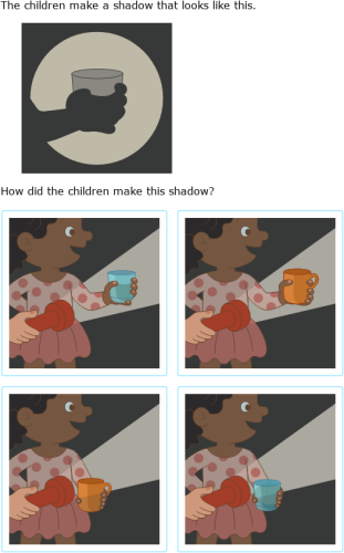 IXL - Investigate shadows (Year 3 science practice)