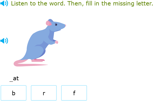 IXL - Complete the short a word (Year 2 English practice)