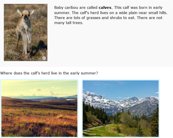 IXL - Benefits of group behaviour: North American caribou (Year 3 ...
