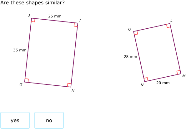 IXL - Identify similar figures (Year 11 maths practice)