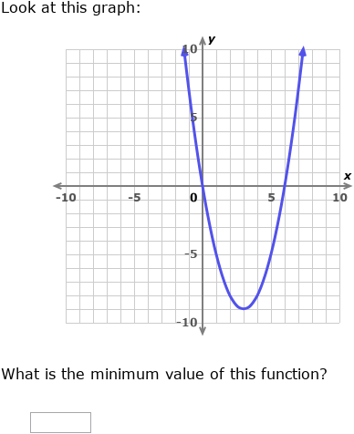 IXL - Characteristics of quadratic functions: graphs (Year 10 maths practice)