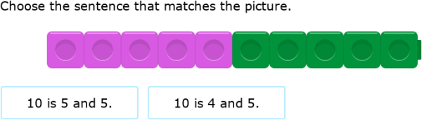 IXL - Partition 10: words (Reception maths practice)
