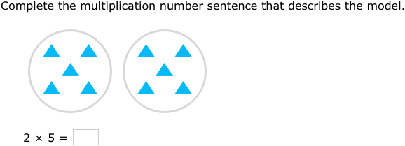 IXL - Write multiplication sentences for equal groups (Year 3 maths practice)