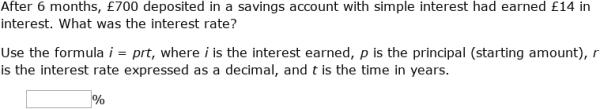 IXL - Simple interest (Year 9 maths practice)
